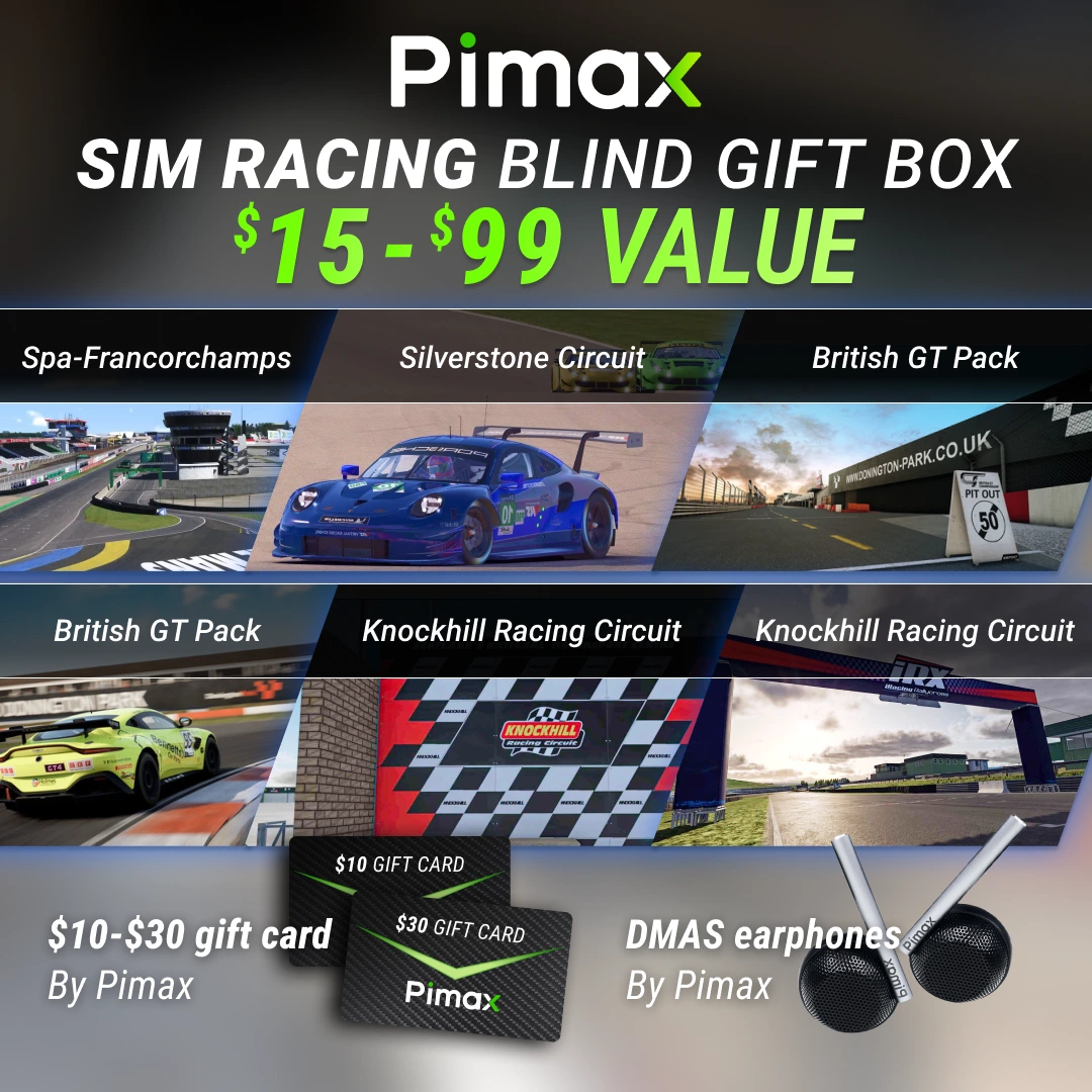 Mystery Box for Sim Racing Fans (Europe-Exclusive) – Pimax Store